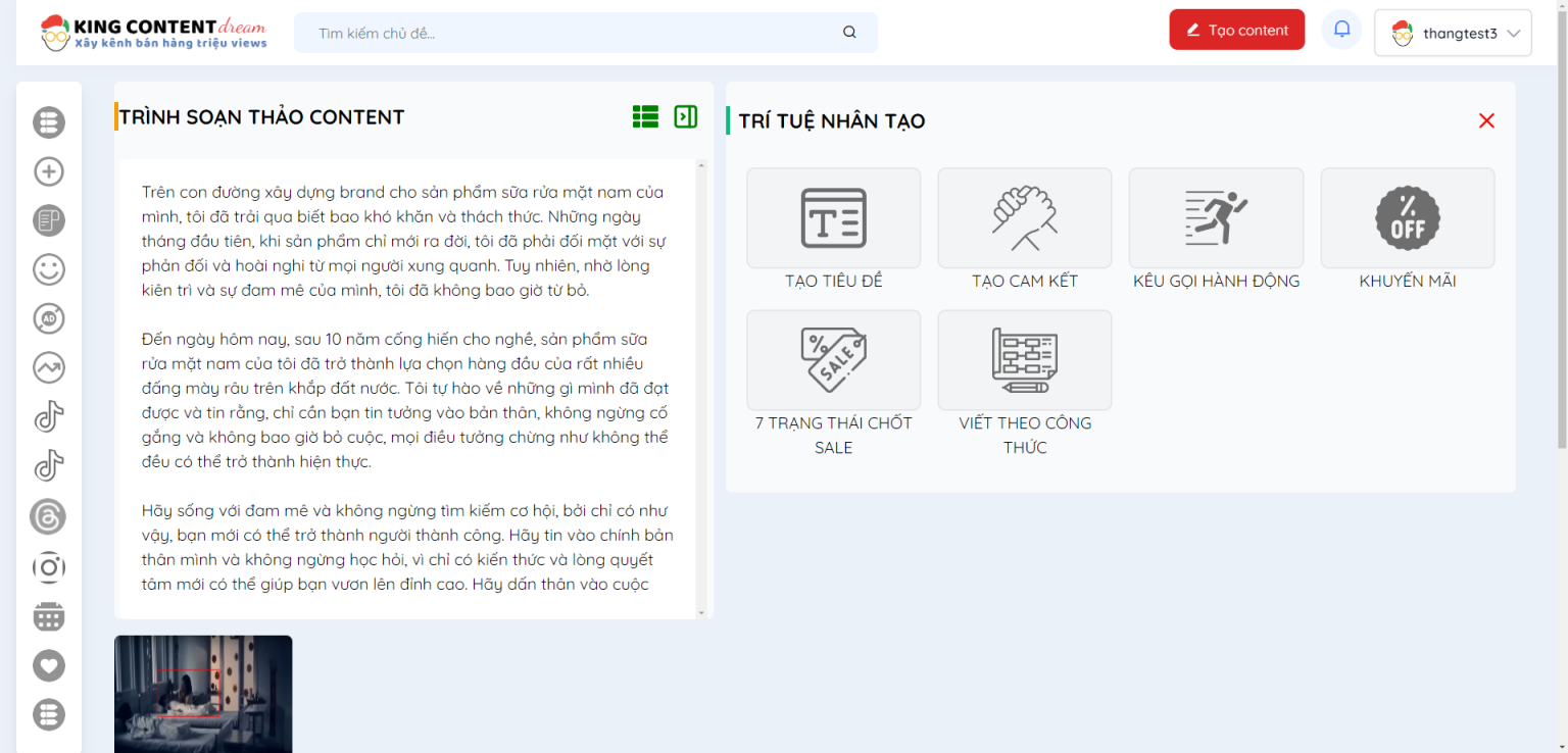 Hướng dẫn sử dụng trình soạn thảo Kingcontent.pro – Lập kế hoạch content nâng cao | Tối ưu quảng ...
